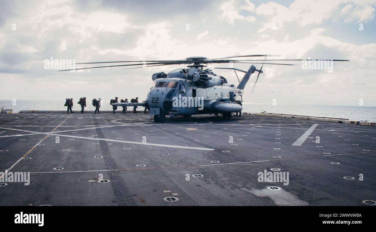 U.S. Marines assigned to the Ground Combat Element, 26th Marine ...