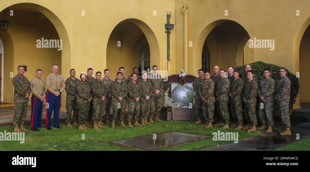 12th Marine Corps District staff noncommissioned officers in charge ...