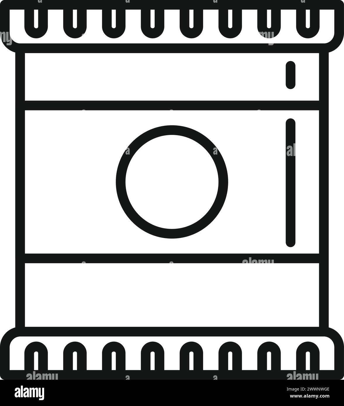 Chocolate snack pack icon outline vector. Sweet candy. Cereal sweet eat ...