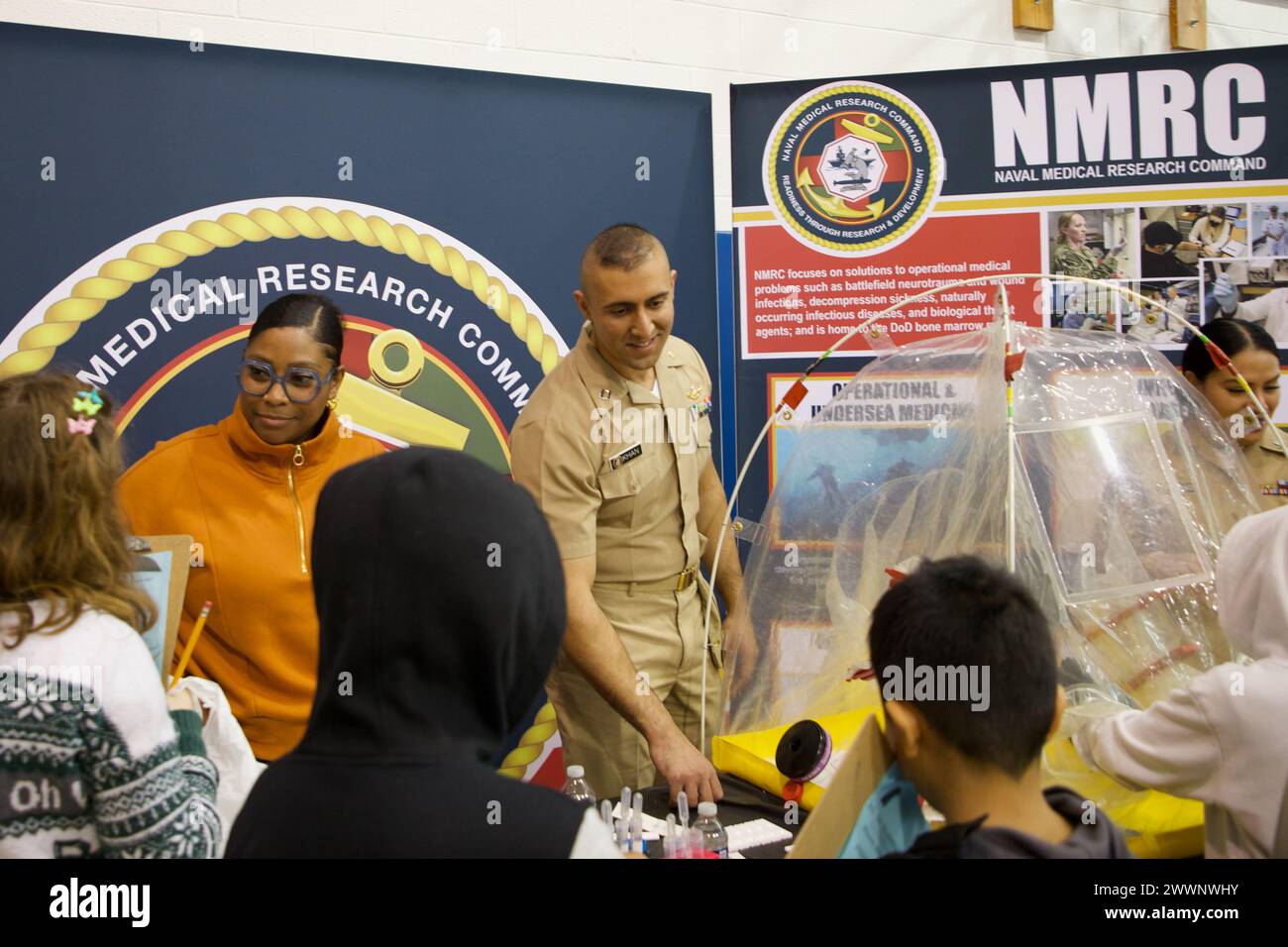 SILVER SPRING, Md. (Feb. 23, 2024) Jennetta Green and Lt. Rafae Khan ...