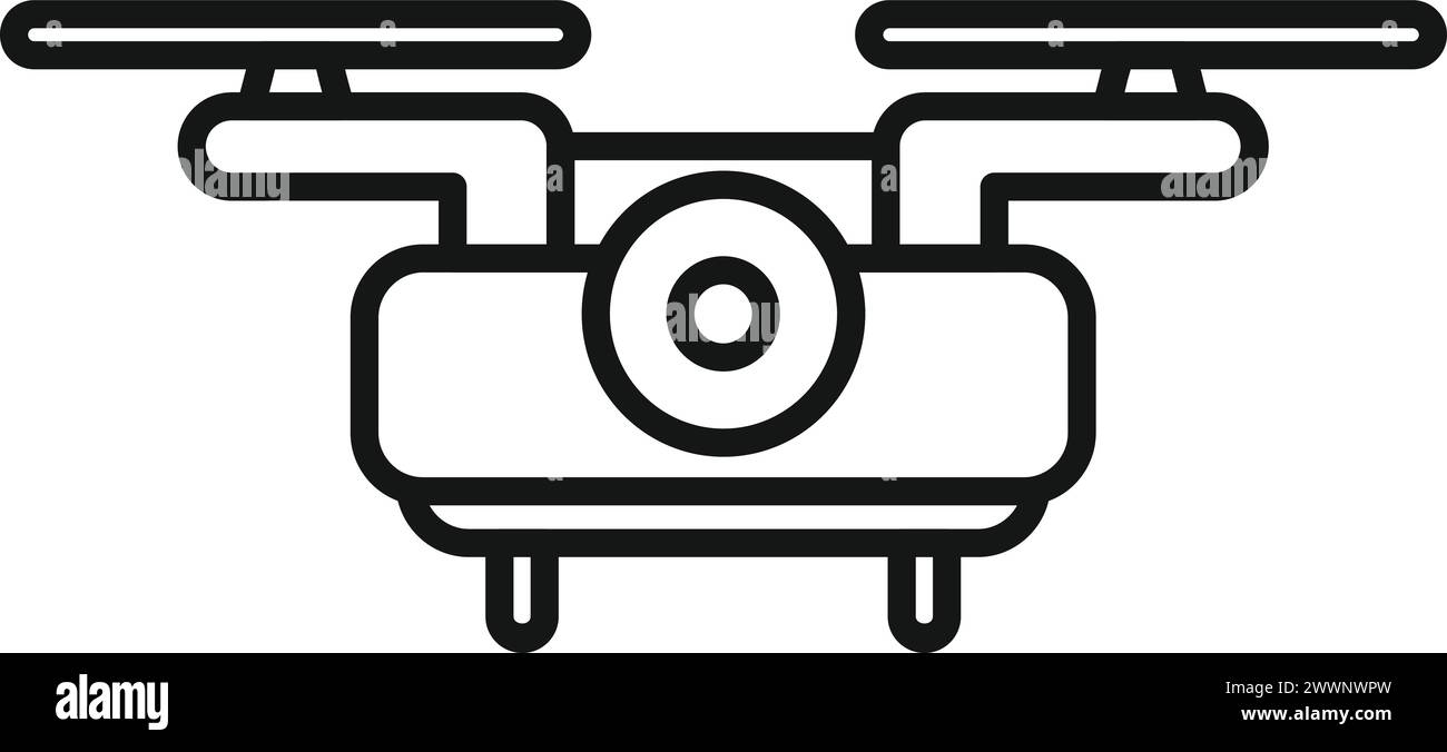 New modern operator icon outline vector. Control creative layout ...