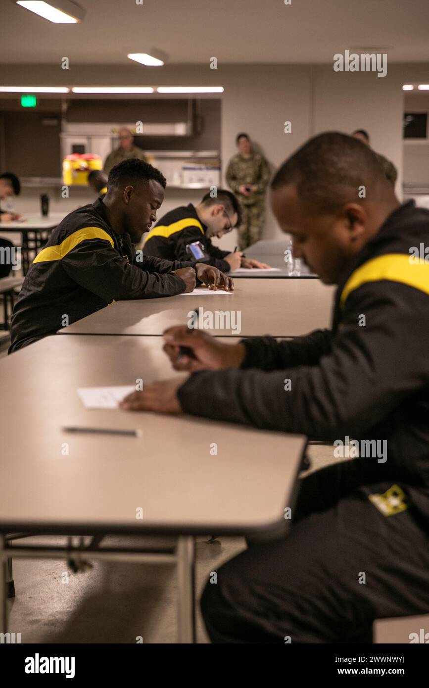 Day one of the 310th ESC Best Warrior Competition, held Feb. 4, 2024 at ...
