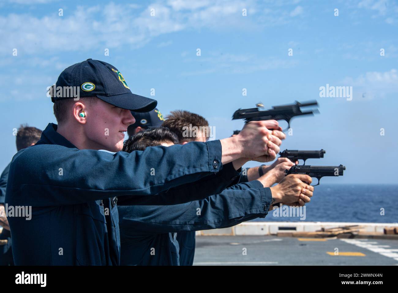 PHILIPPINE SEA (Feb. 21, 2024) Information System Technician 3rd Class ...