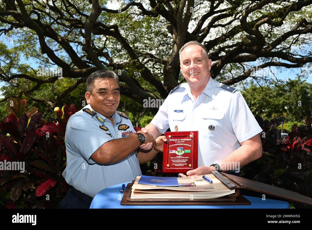 U.S. Air Force Brig. Gen. Gent Welsh, Washington Air National Guard ...