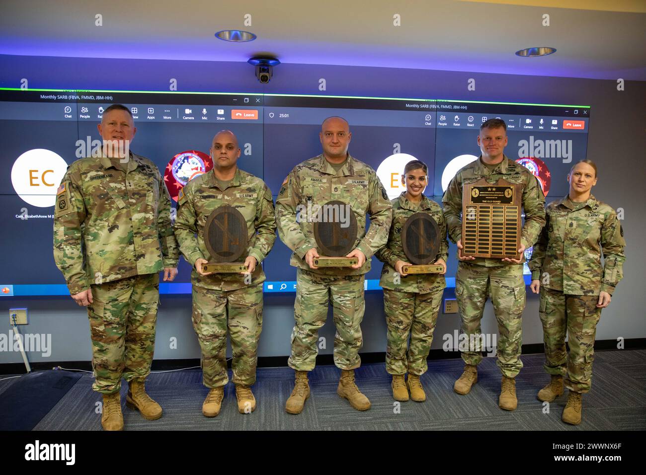 Master Sgt. Esteban Figueroa, Sgt. 1st Class Richard Amaral, and Staff ...
