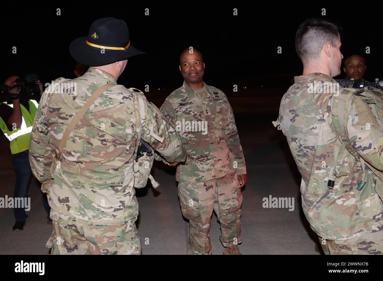 Maj. Gen. Kevin D. Admiral, 1st Cavalry Division commanding general ...