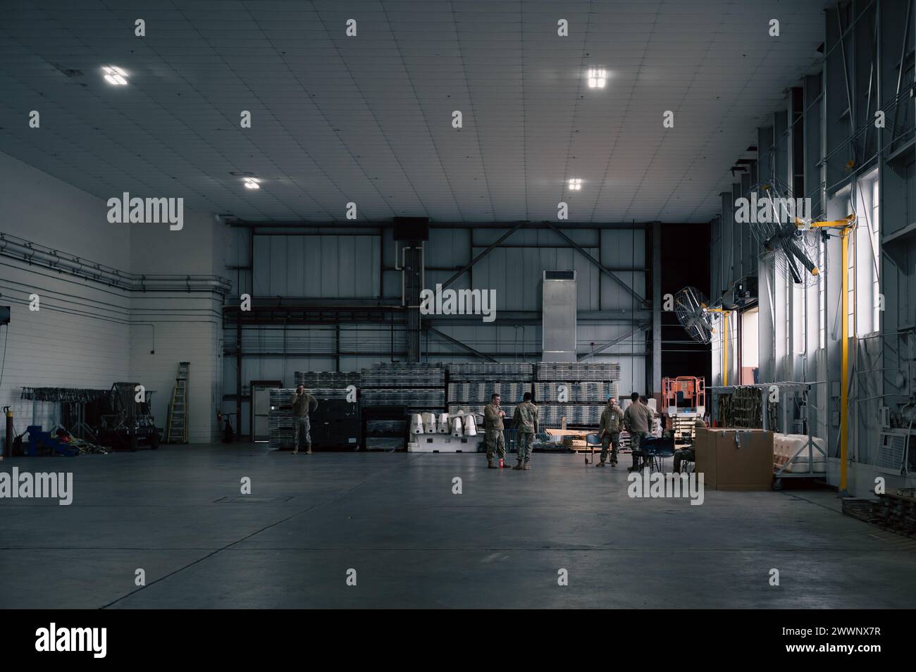U.S. Air Force Airmen assigned to the 633d Logistics Readiness Squadron ...