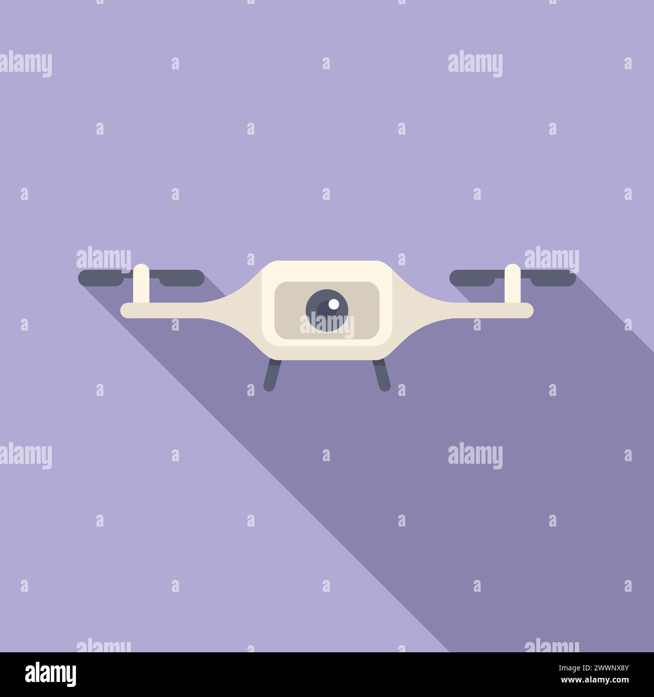 Story flying control icon flat vector. Aero operator. Story drone pilot ...