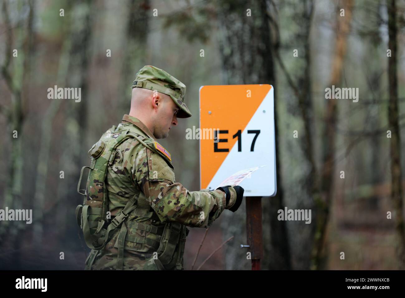 Tennessee Army National Guardsman Sgt. David Wilson from the 194th ...