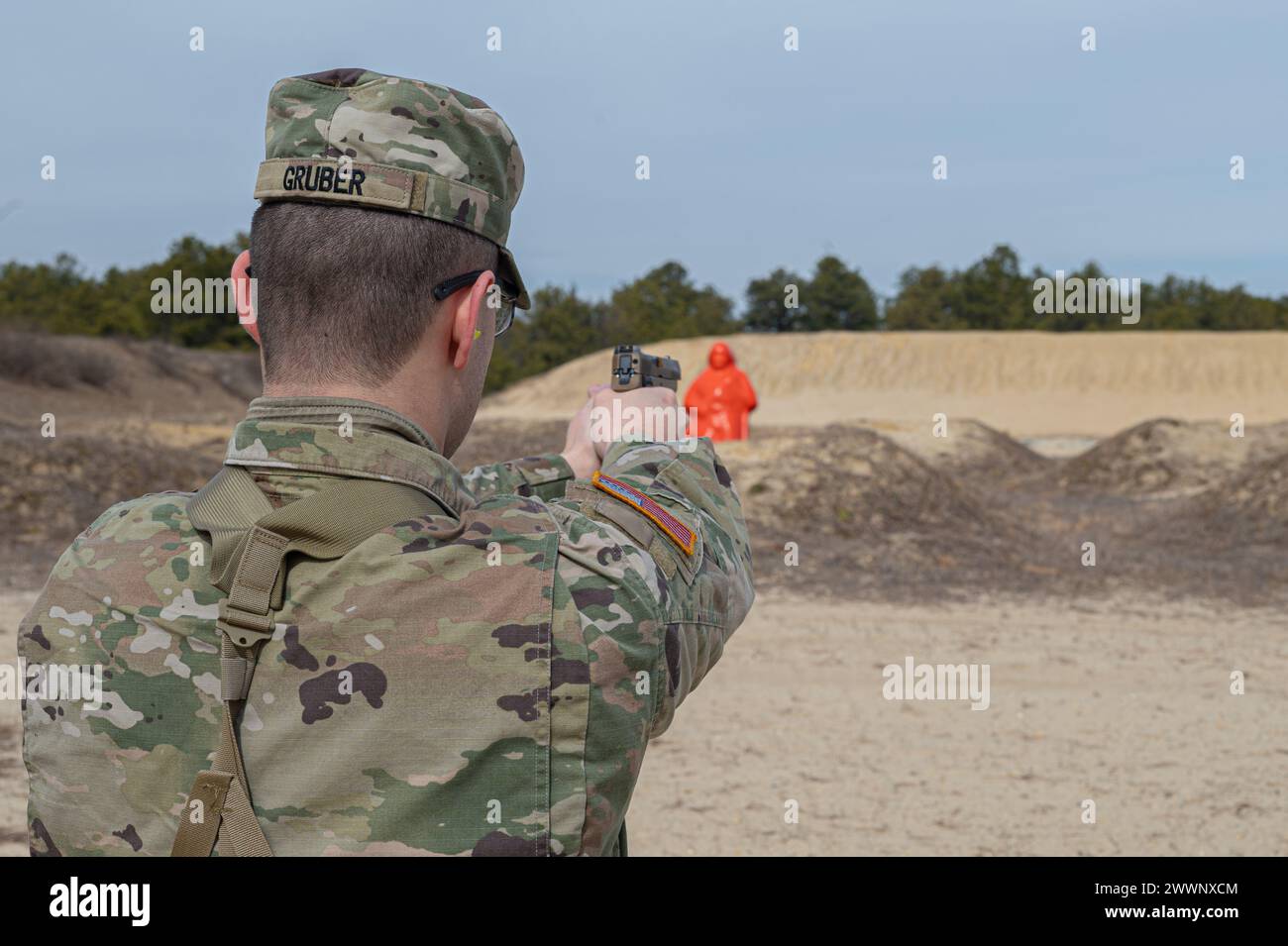U.S. Army Spc. Trevor Gruber, Alpha Company, 378th Expeditionary ...