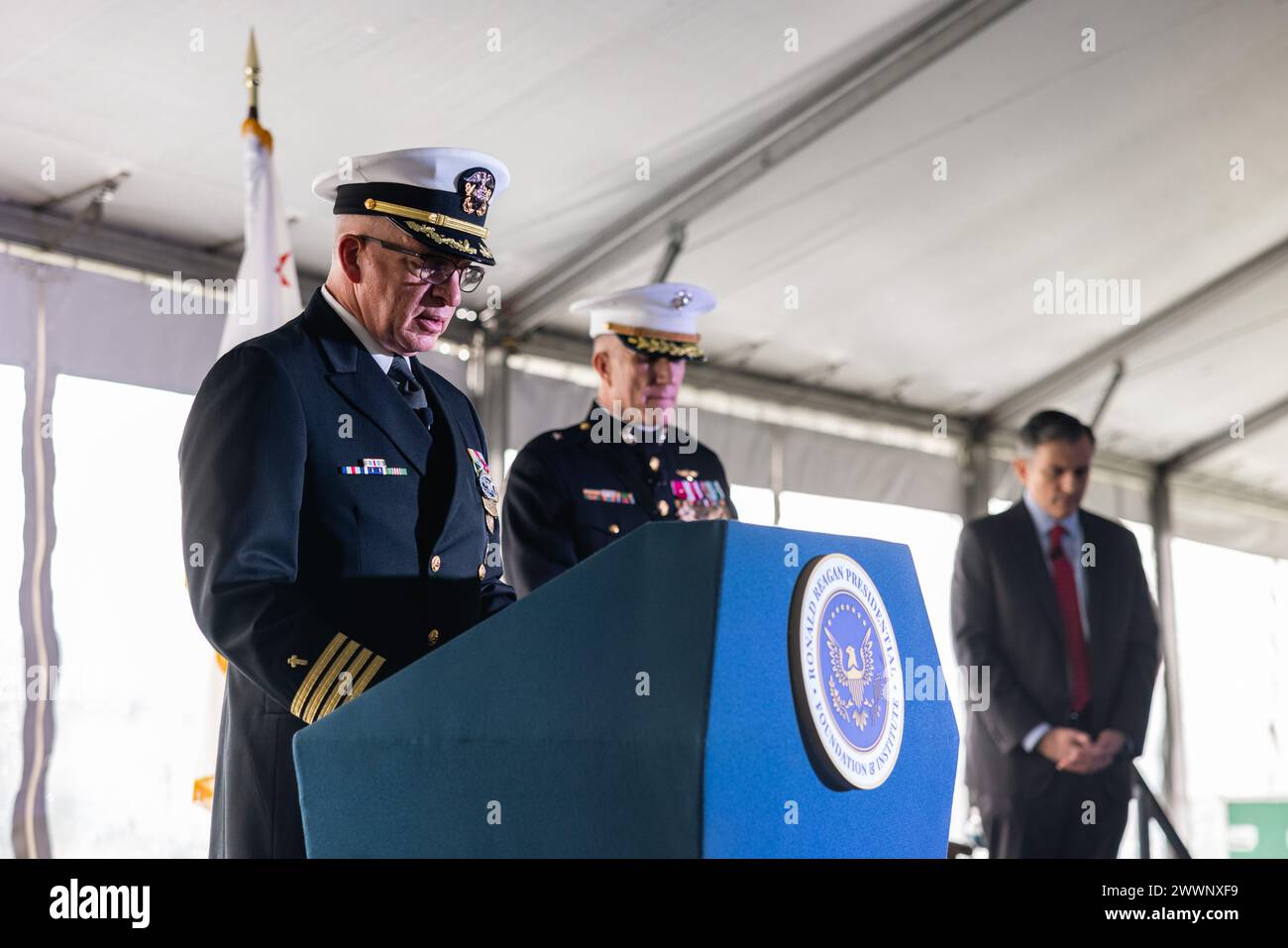 U.S. Navy Capt. Wayne McRae, the regional chaplain for Marine Corps ...