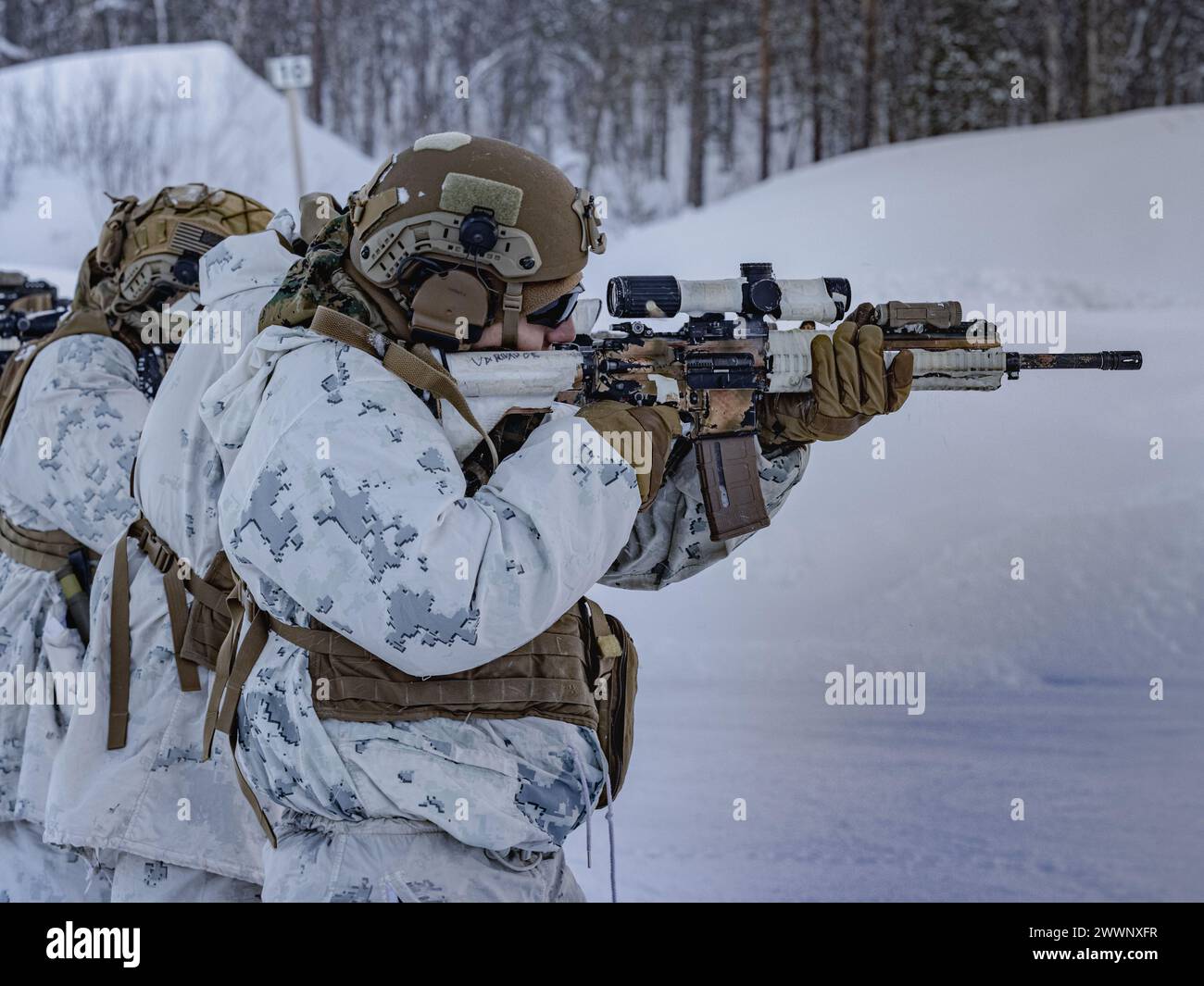 U.S. Marines with 1st Battalion, 2nd Marine Regiment, 2nd Marine ...