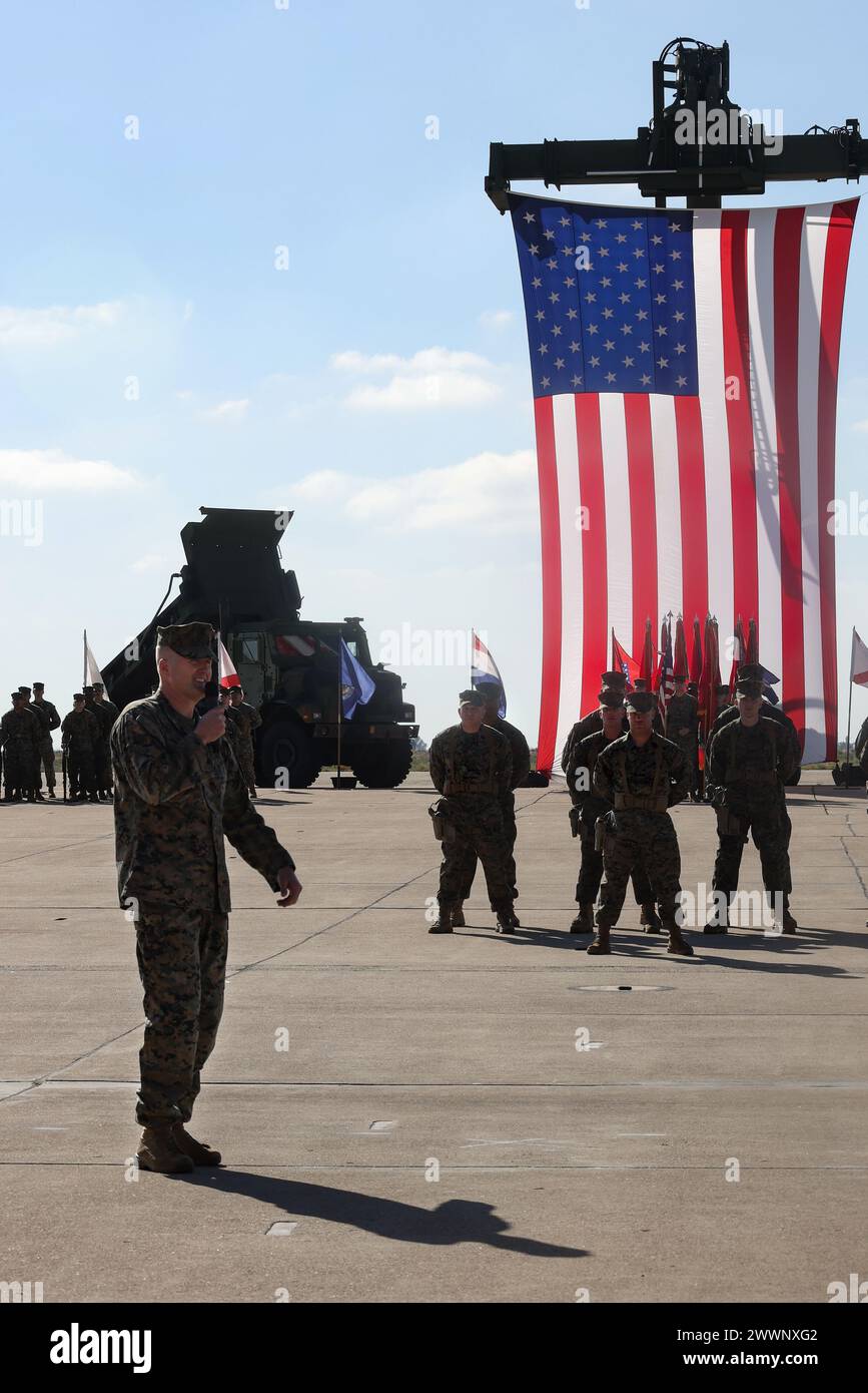U.S. Marine Corps Col. Jason P. Quinter, the commanding officer of ...