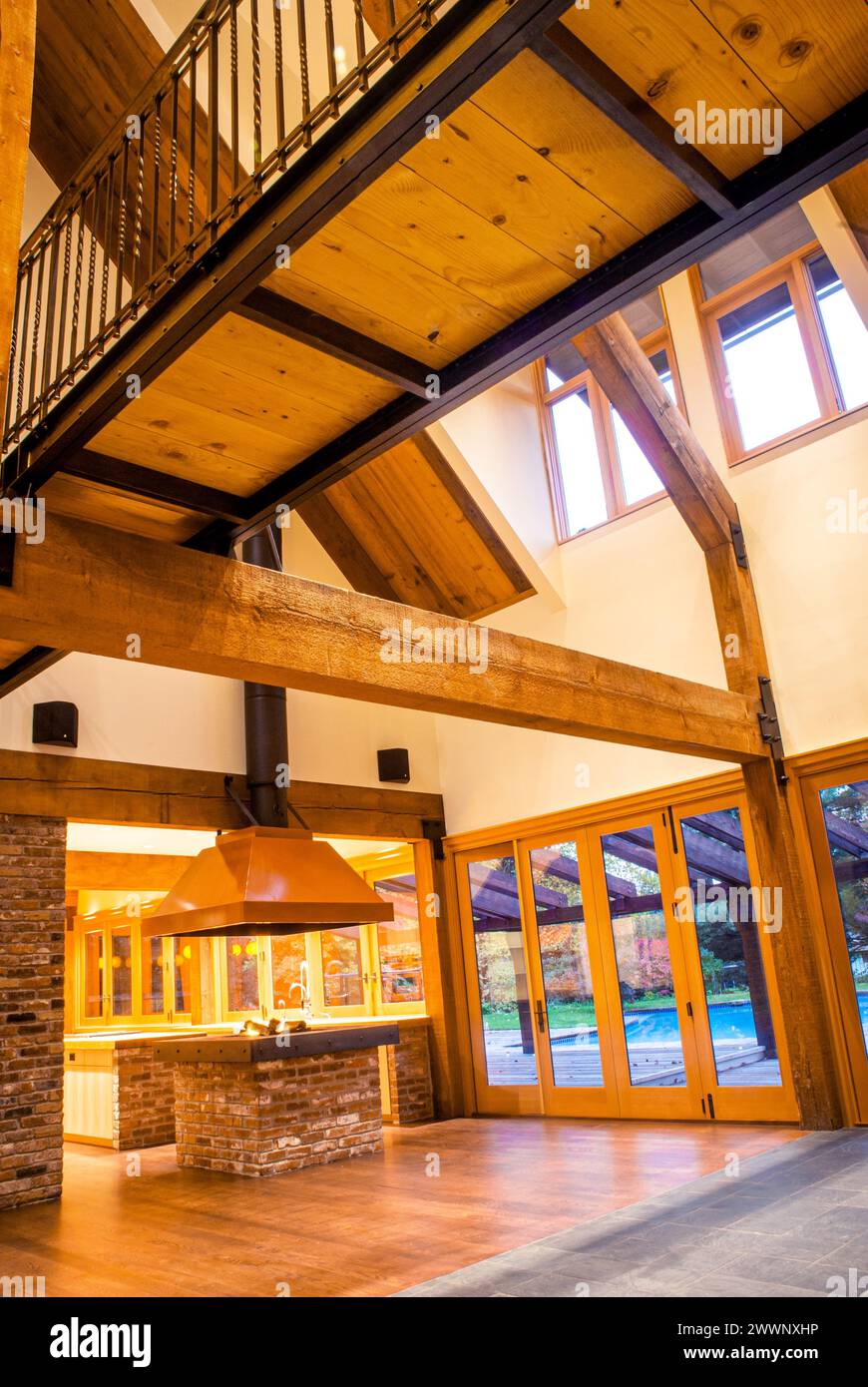 Custom home remodel completed in Portland, Oregon Stock Photo - Alamy
