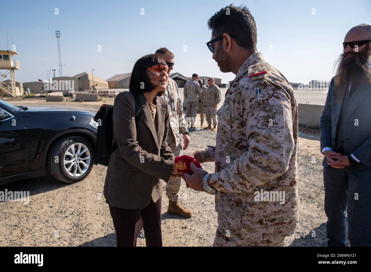 FAILAKA, Kuwait (Feb. 5, 2024) Commodore Mohammad Al-Arefi, Kuwait ...