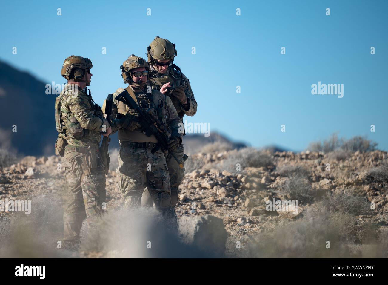 Members of the 99th Civil Engineer Squadron Explosive Ordinance ...