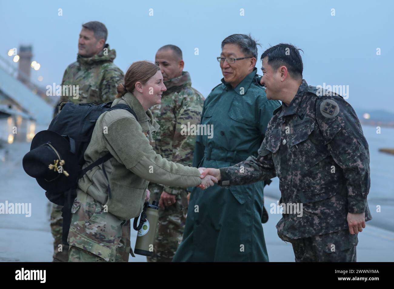 ROK Army Lt. Col. Chang Kyu, Chae, the Stryker Brigade Combat Team ...