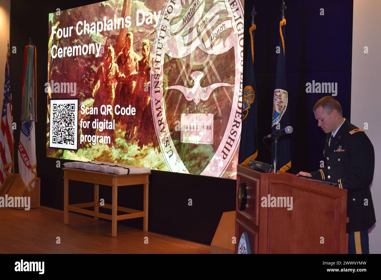 Chaplain Captain Career Course students hosted The Four Chaplains Day ...