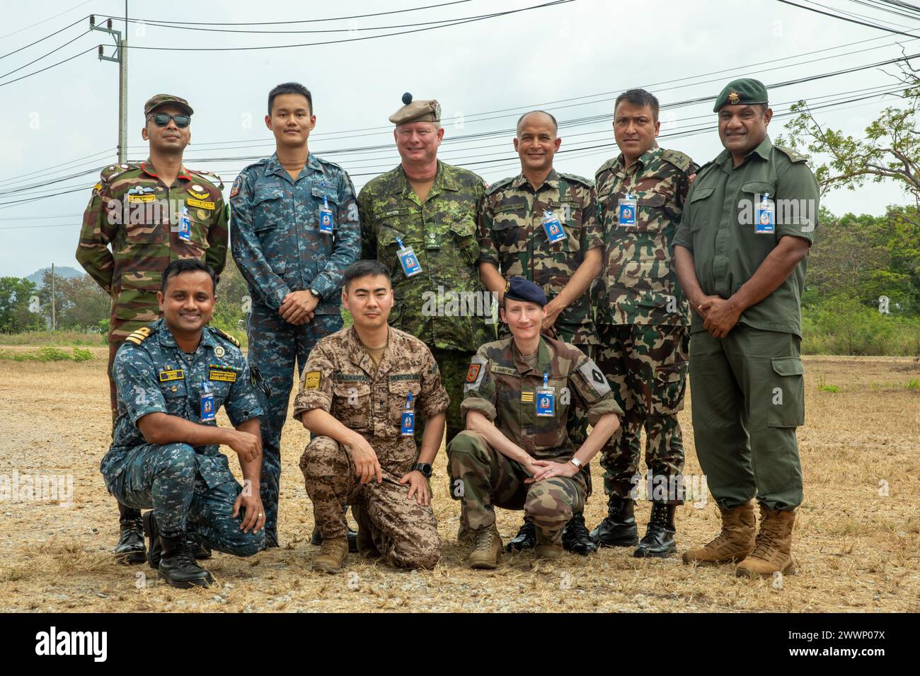 Maj. Sophie Charoy Bellio, bottom right, assigned to the 6th Light ...