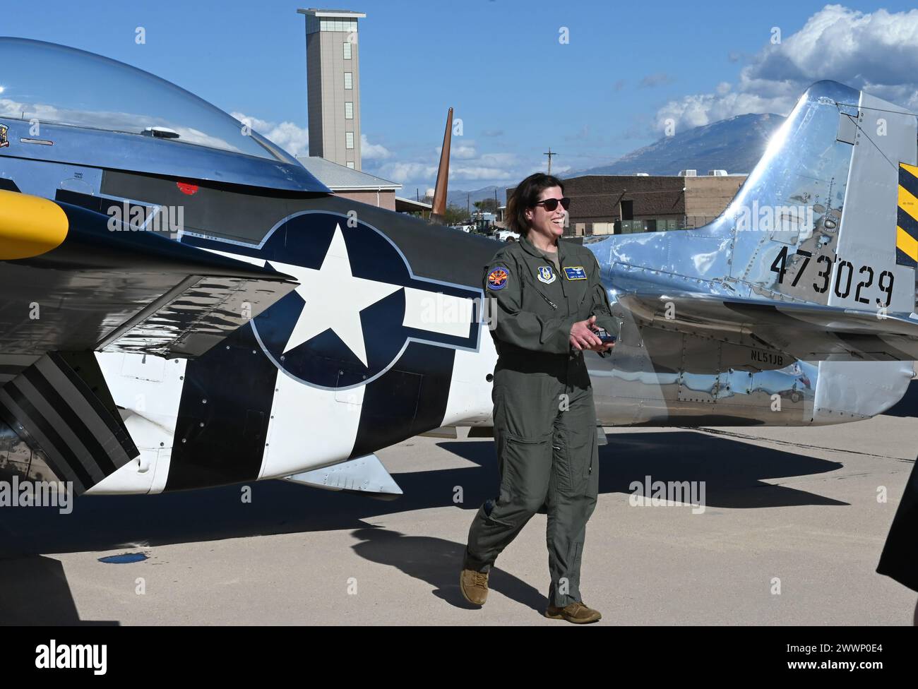 U.S. Air Force Col. Amy Meier, 355th Wing acting deputy commander ...