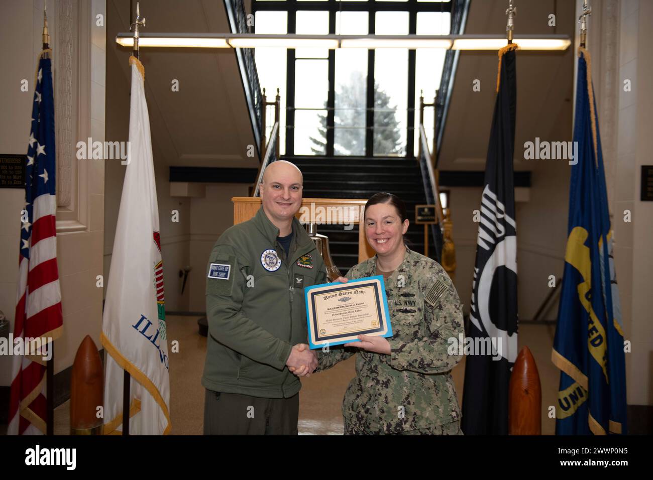 GREAT LAKES, Il. (February 2, 2024) Civilians and Sailors stationed ...