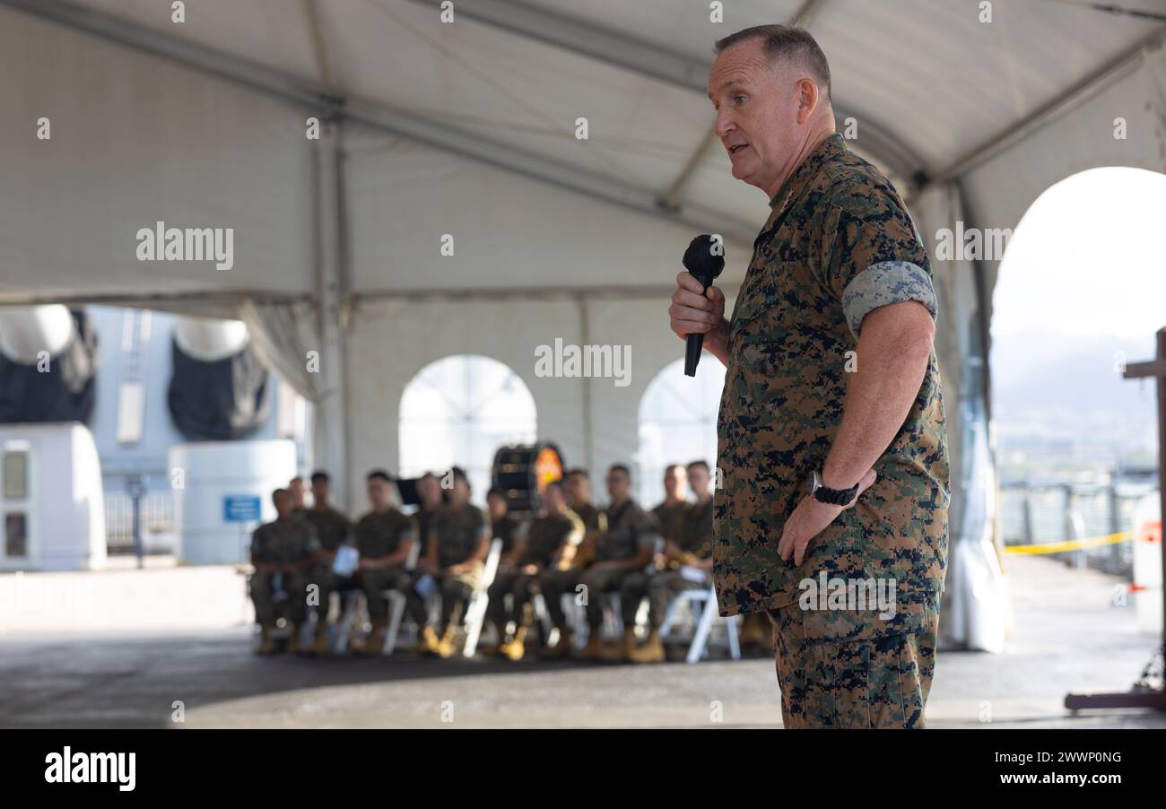 U.S. Marine Corps Lt. Gen. William M. Jurney, commander, U.S. Marine Corps Forces, Pacific ...