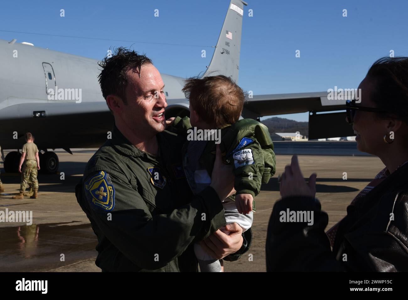 U.S. Air Force Lt. Col. Lacy Gunnoe, a member of the 117th Air ...