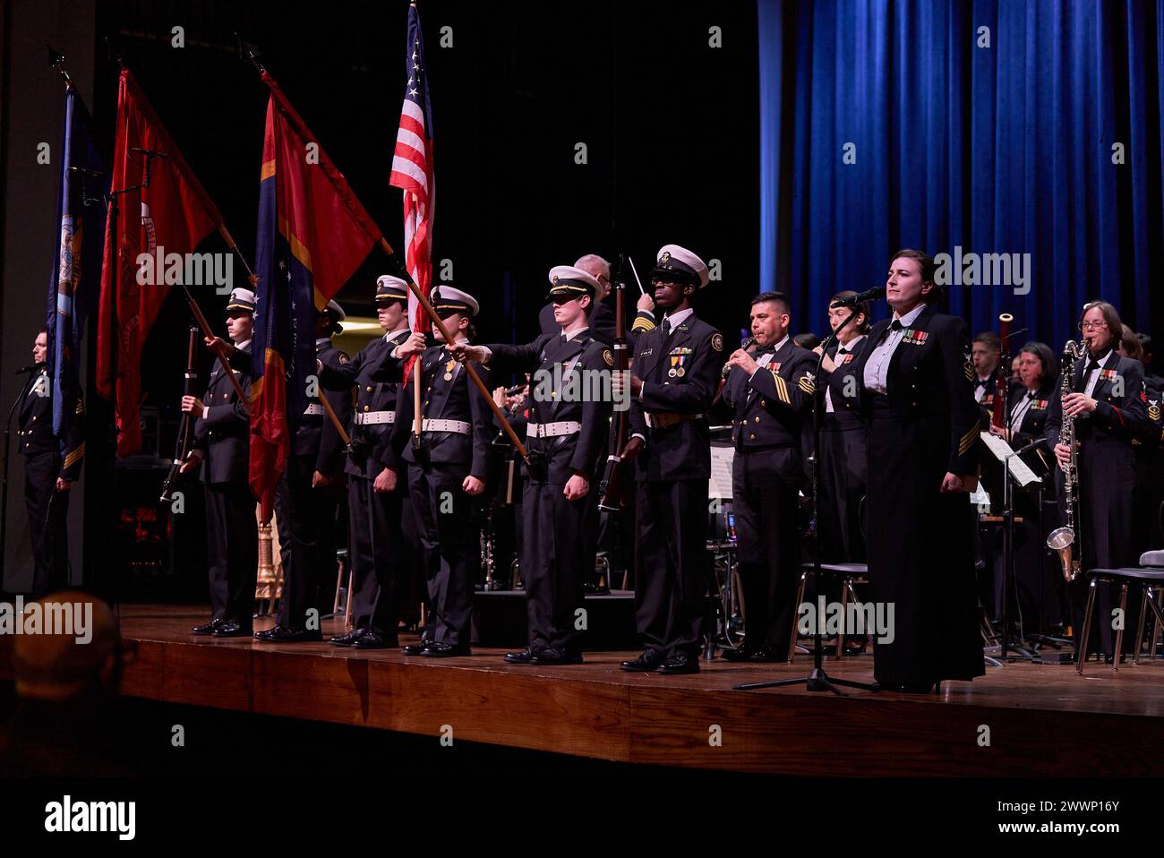 240210-N-PN185-1001 – Pearl, Mississippi (Feb. 10, 2024) Members of the ...