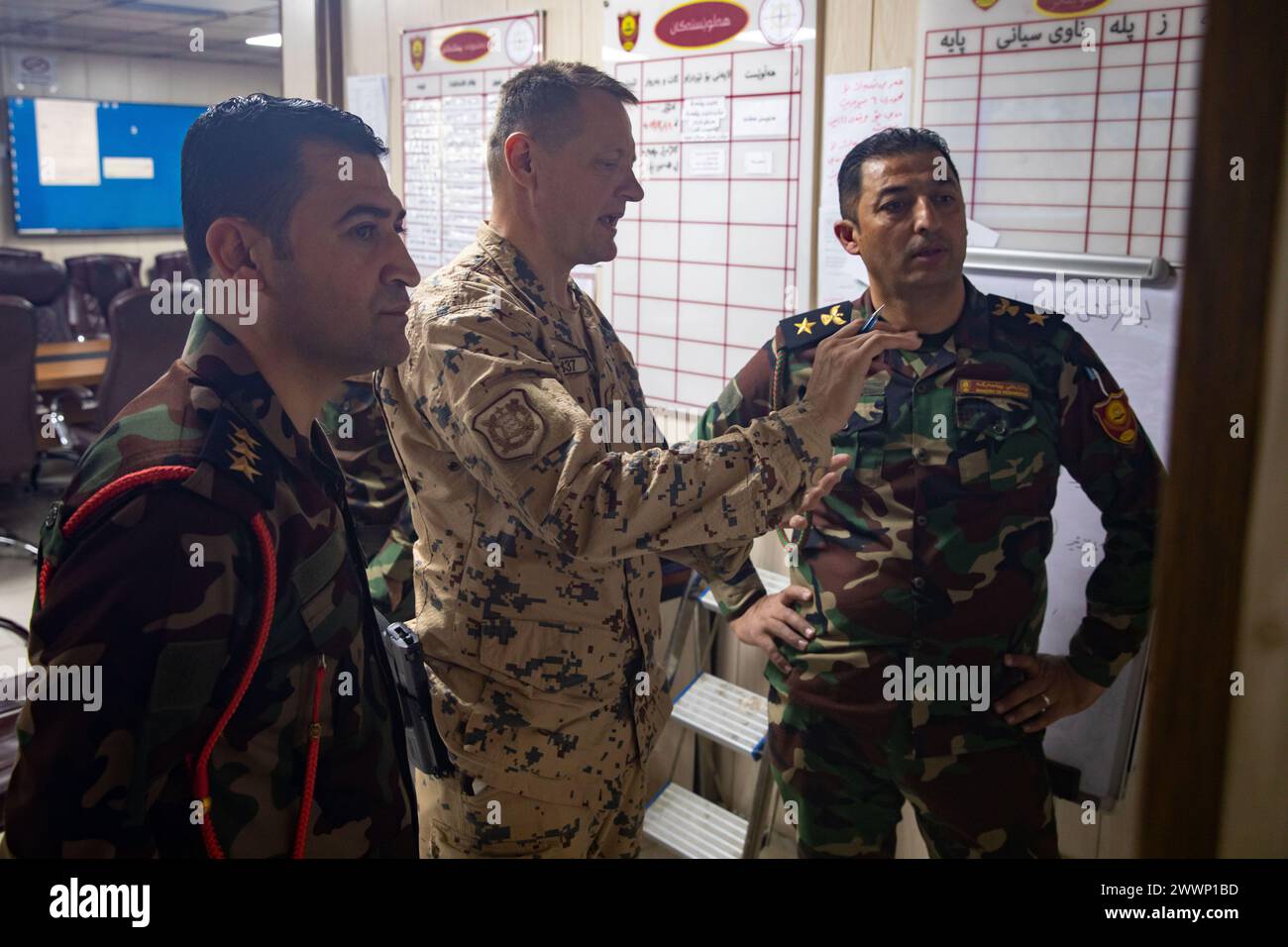 Coalition service members with the Military Advisory Grop - North ...