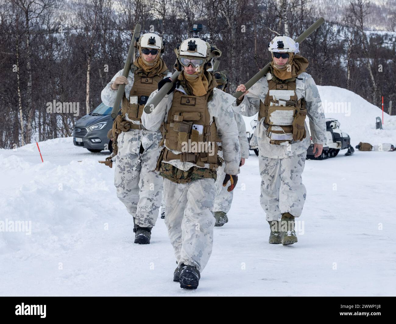 U.S. Marines with 1st Battalion, 2nd Marine Regiment, 2nd Marine ...