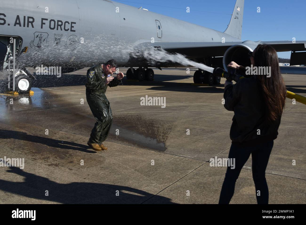 U.S. Air Force Lt. Col. Lacy Gunnoe, a member of the 117th Air ...