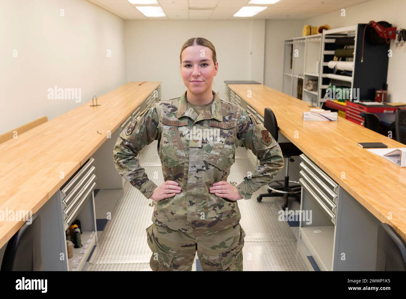 Staff Sgt. Alana Lynch is an aircrew flight equipment specialist for ...