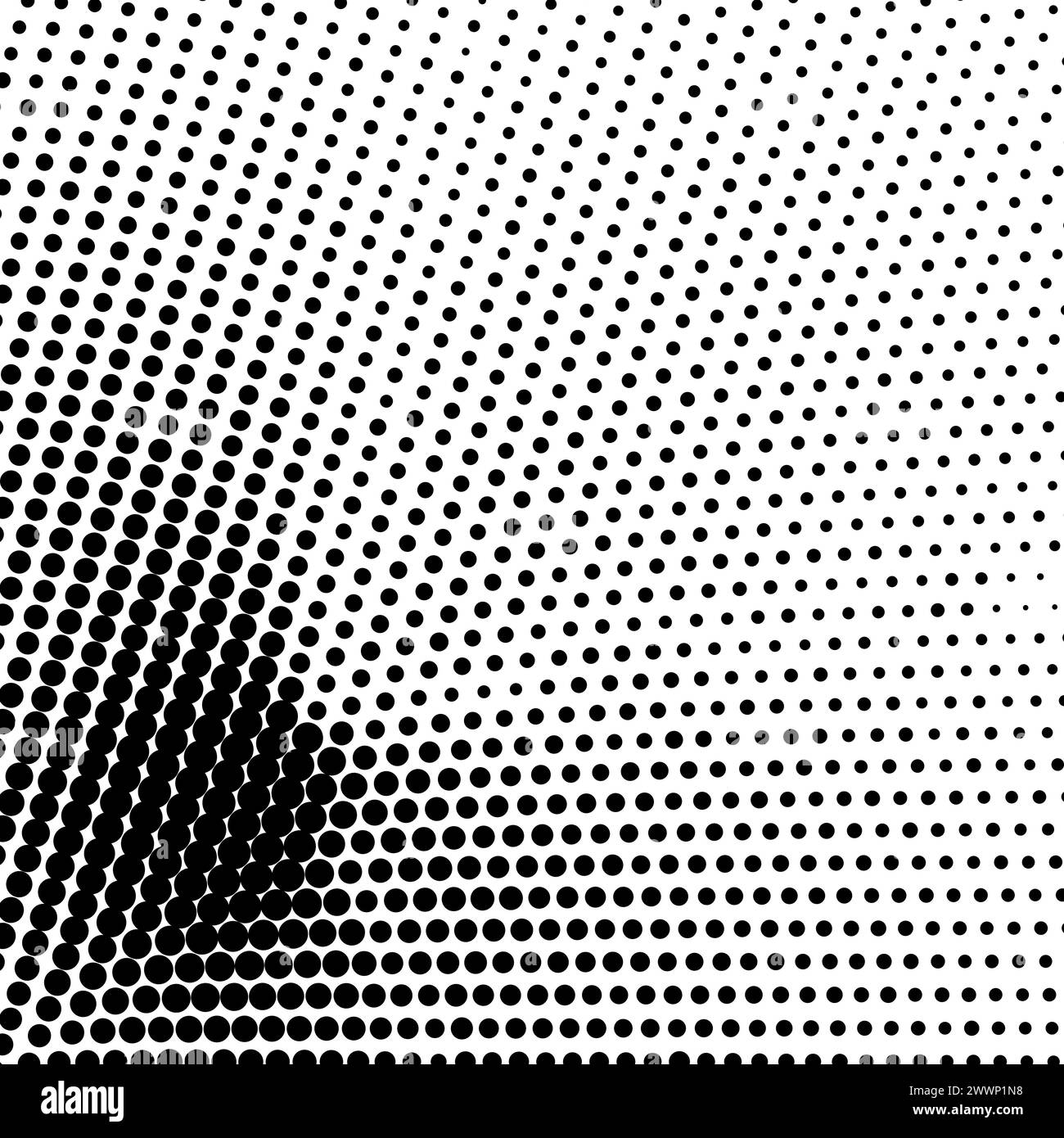 grunge grid polka dot halftone background pattern. Spotted black and ...