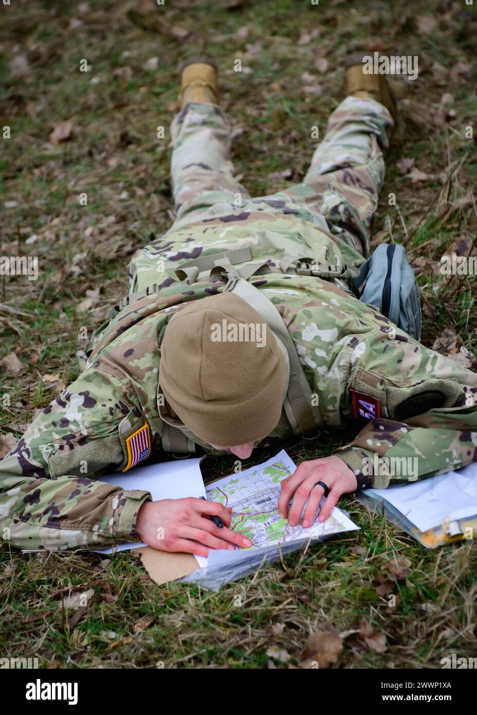 A U.S. Army Soldier assigned to Medical Readiness Command, Europe ...
