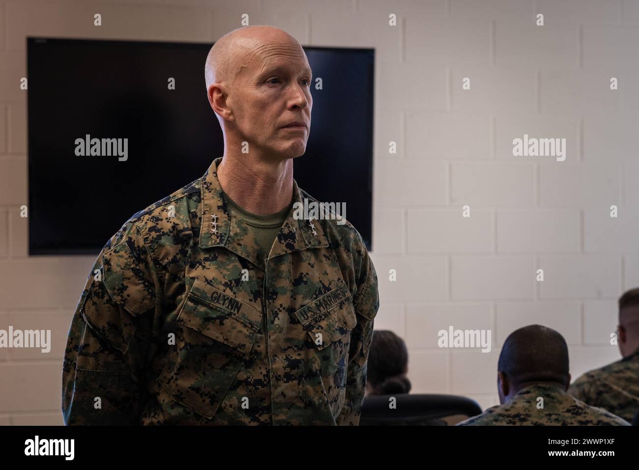 U.S. Marine Corps Lt. Gen. James Glynn, deputy commandant for Manpower ...