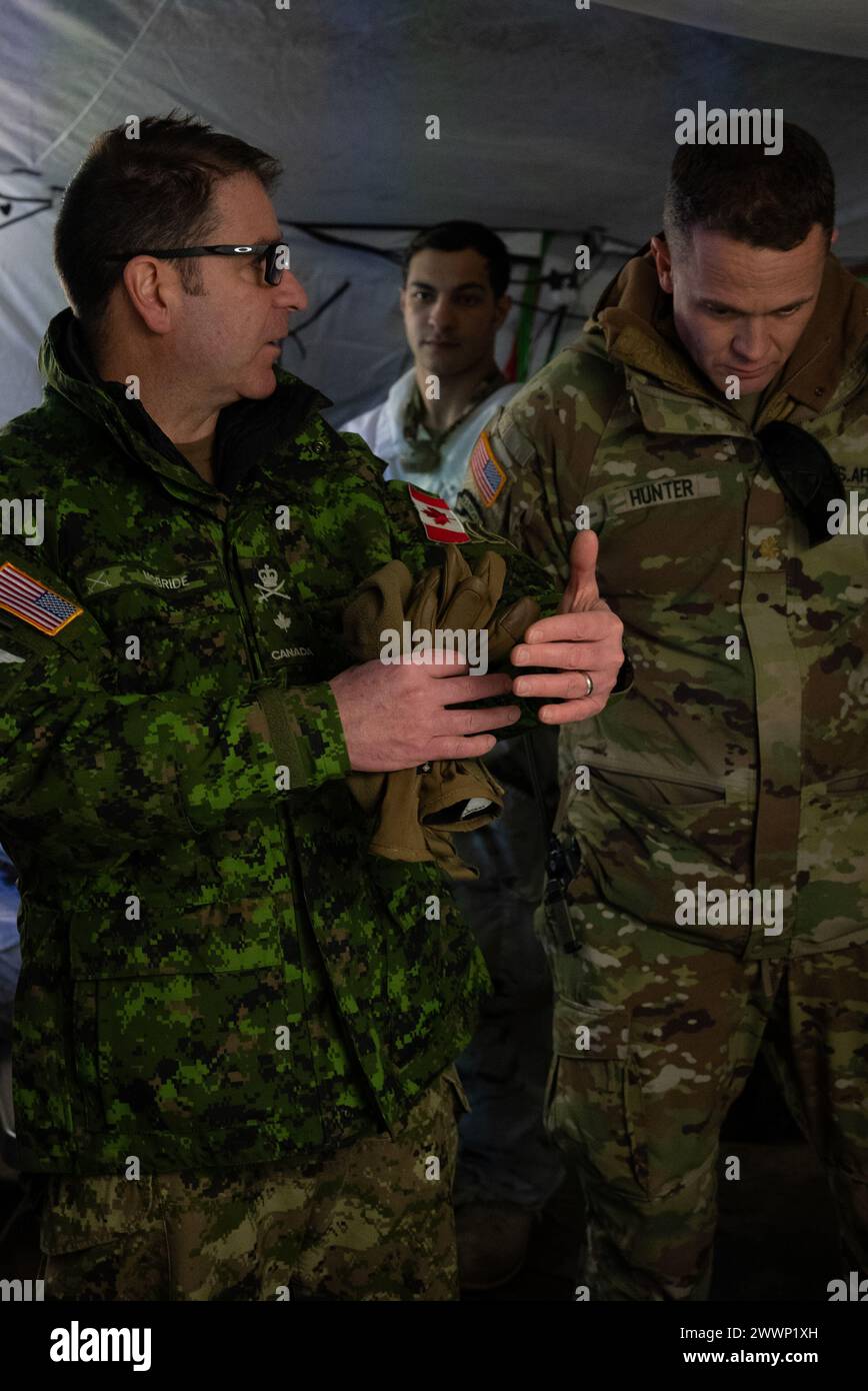 Canadian Brig. Gen. Robert W. McBride, Deputy Commanding General ...