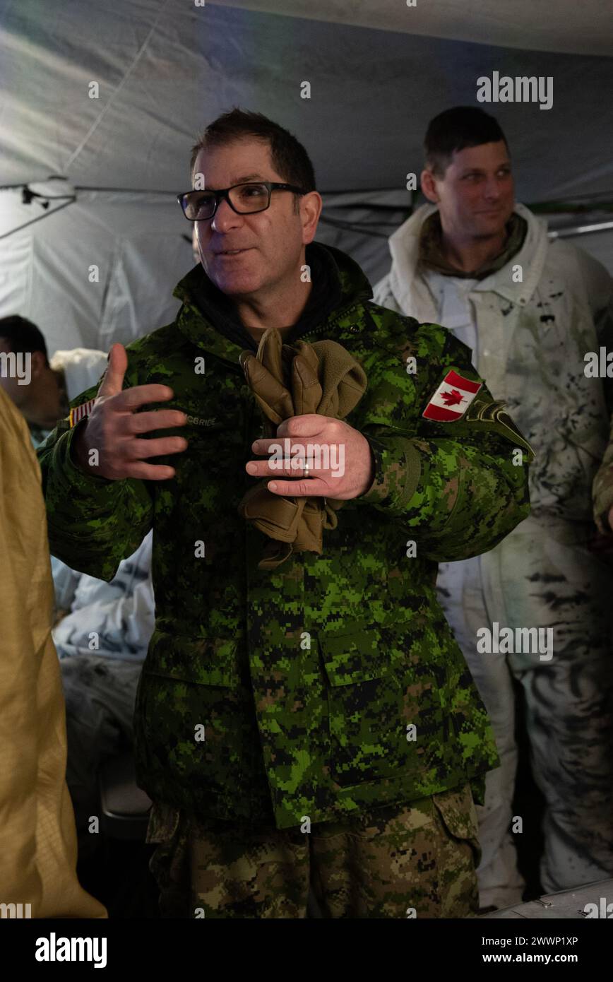 Canadian Brig. Gen. Robert W. McBride, Deputy Commanding General ...