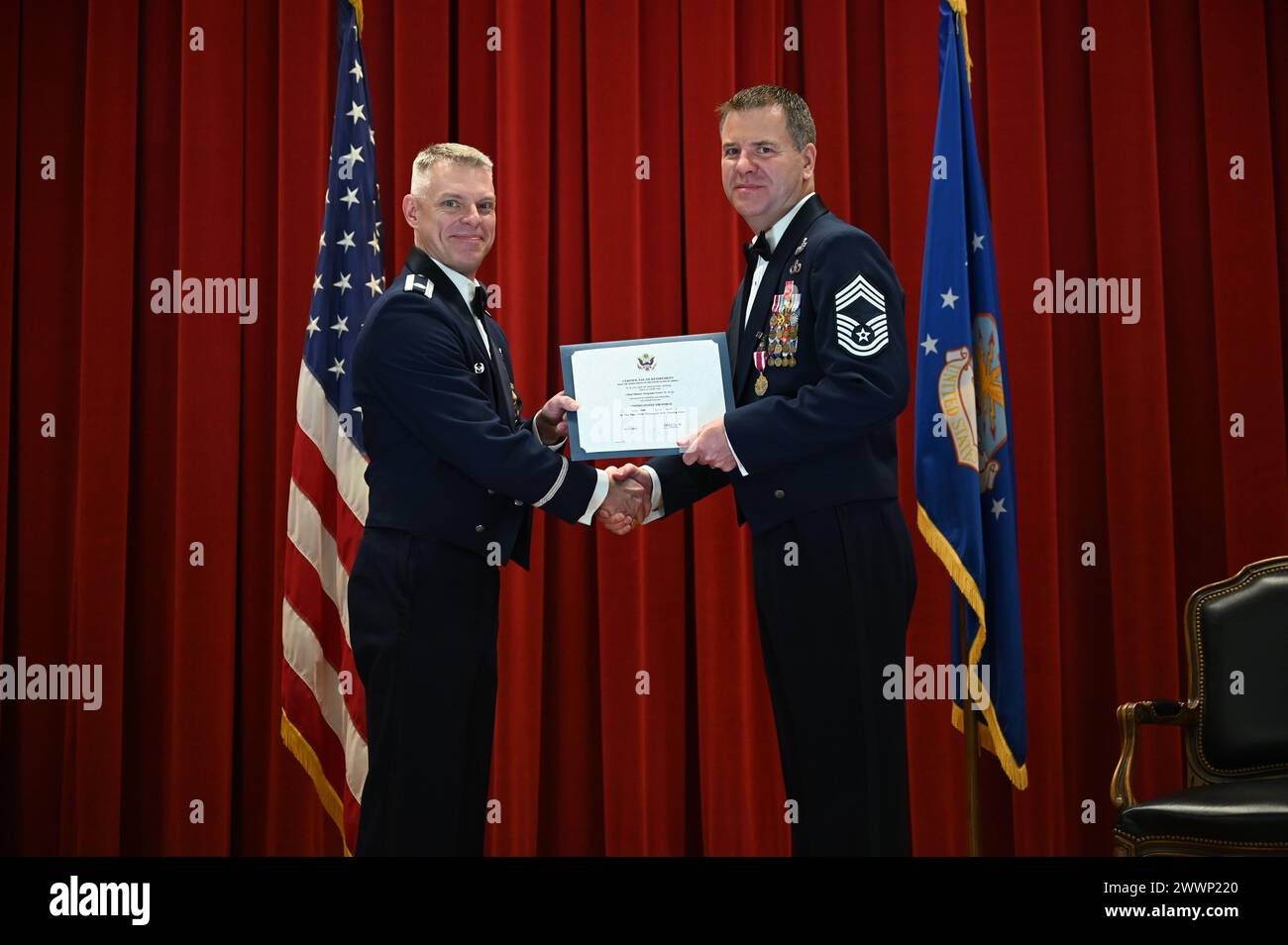 U.S. Air Force Chief Master Sgt. Stuart R. Wylie, Flight Chief of the ...