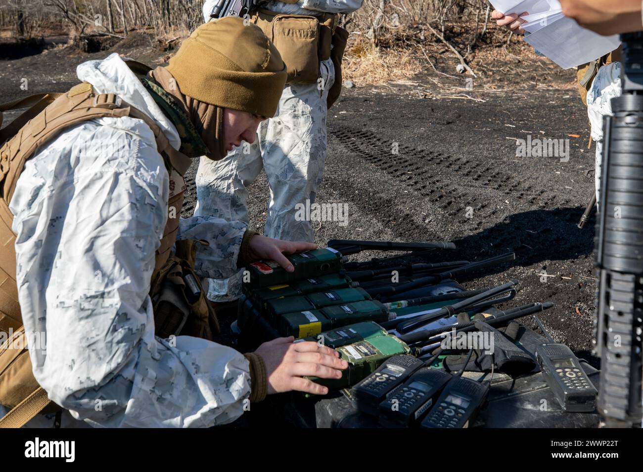 U.S. Marine Corps Pfc. Michael Cochran, a data systems administrator ...
