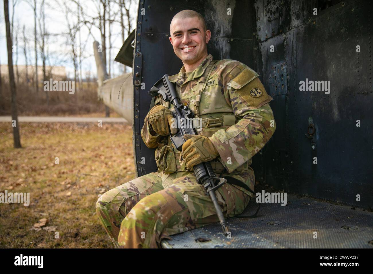 2nd Lt. Samuel Bowman posed for the camera as a competitor during the ...