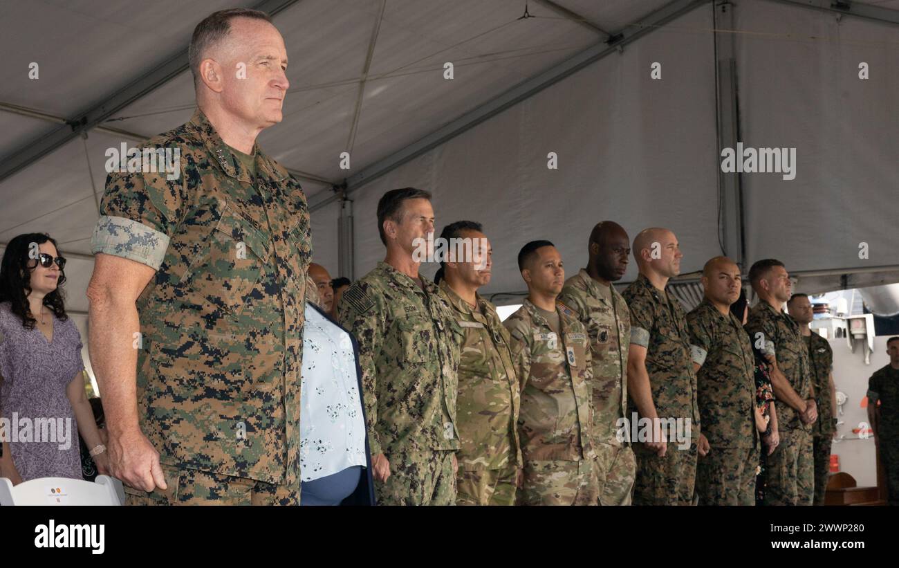 U.S. Marine Corps Lt. Gen. William M. Jurney, commander, U.S. Marine Corps Forces, Pacific ...