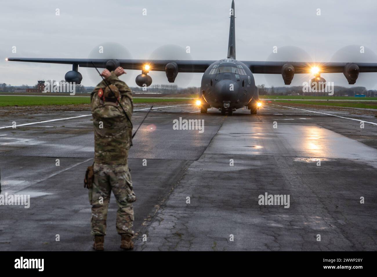 U.S. Air Force Staff Sgt. Hunter Rhoden, 86th Operations Support ...