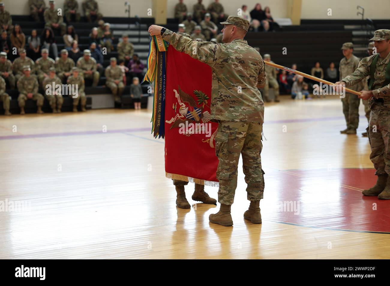 Soldiers from the 75th Field Artillery Brigade, 2nd Battalion, 18th ...