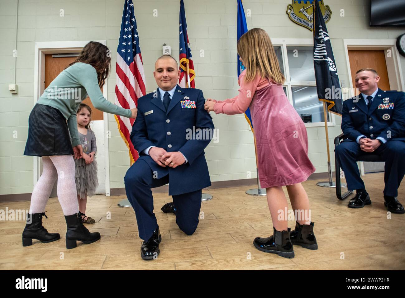 The 121st Air Refueling Wing holds a promotion ceremony for Chief ...