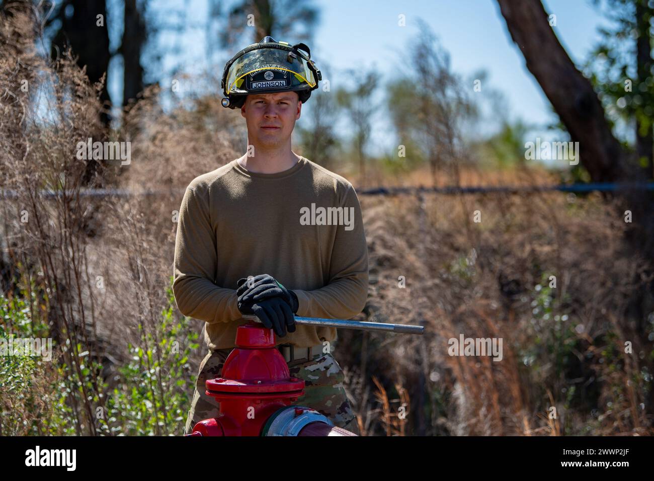 U.S. Air Force Airman 1st Class Toby Johnson, 23rd Civil Engineer ...