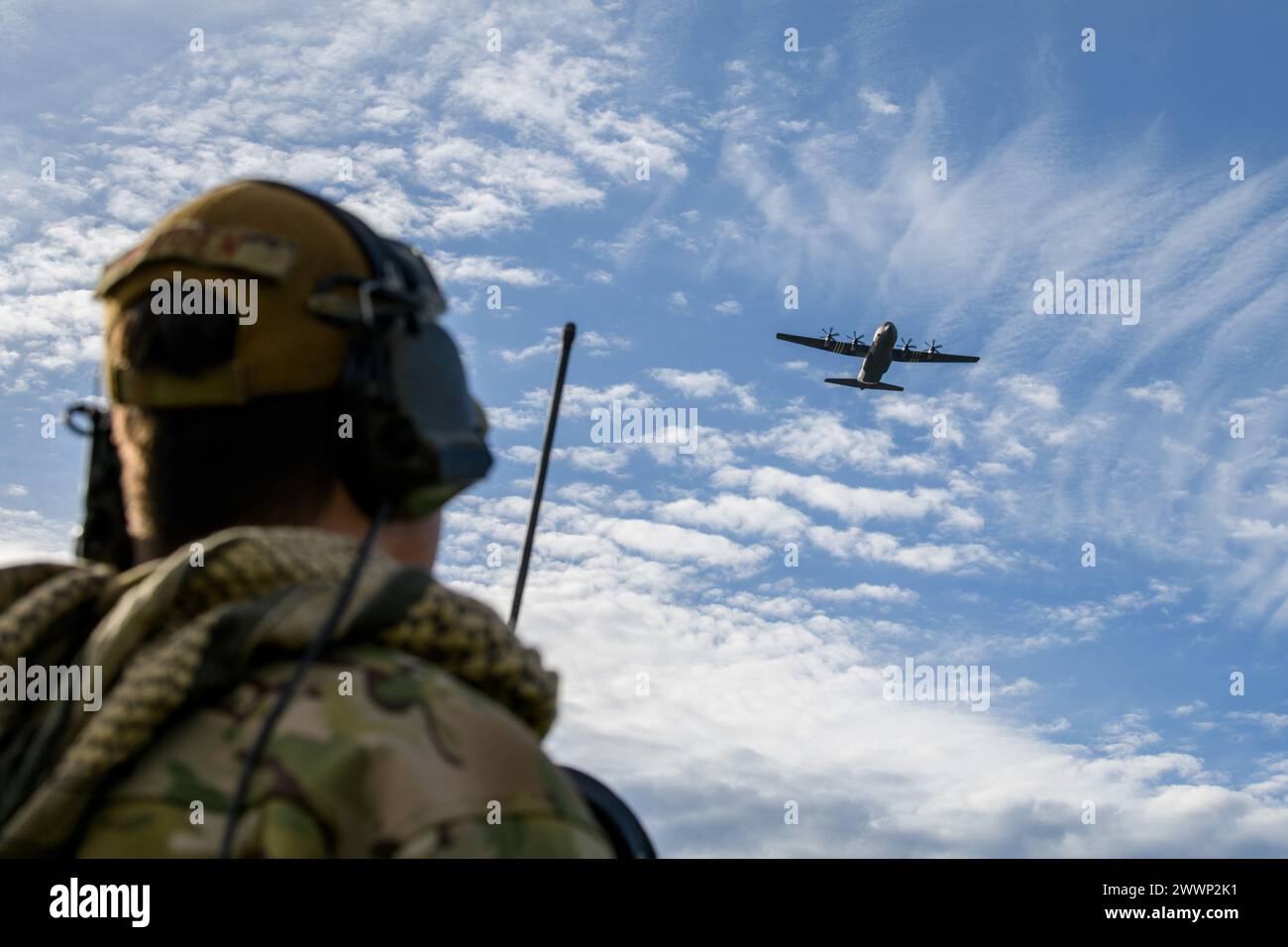 U.S. Air Force Staff Sgt. Hunter Rhoden, assigned to the 86th ...
