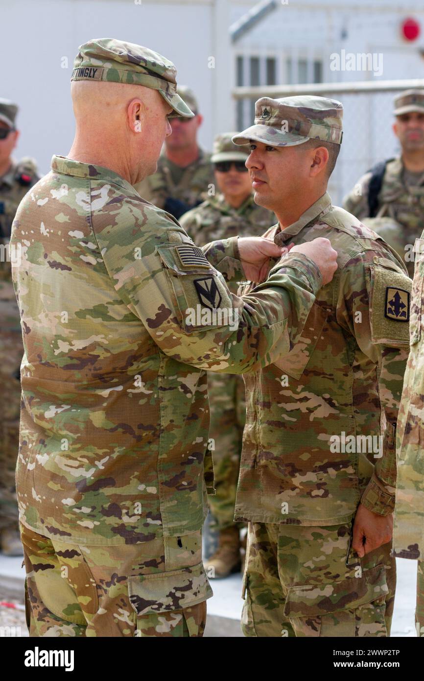 Combat action badge hi-res stock photography and images - Alamy