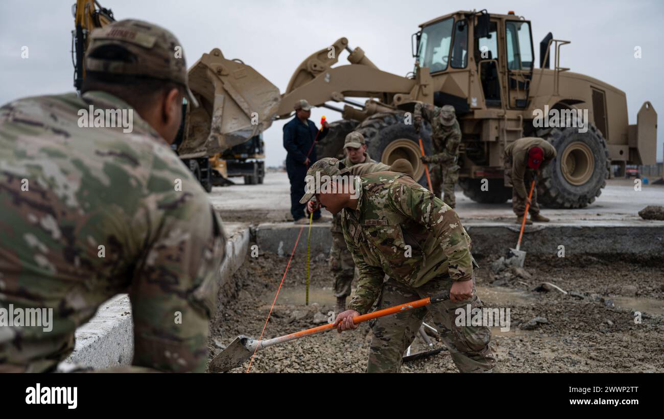 Senior Airman Caleb SalGado, 8th Civil Engineer Squadron pavements and ...