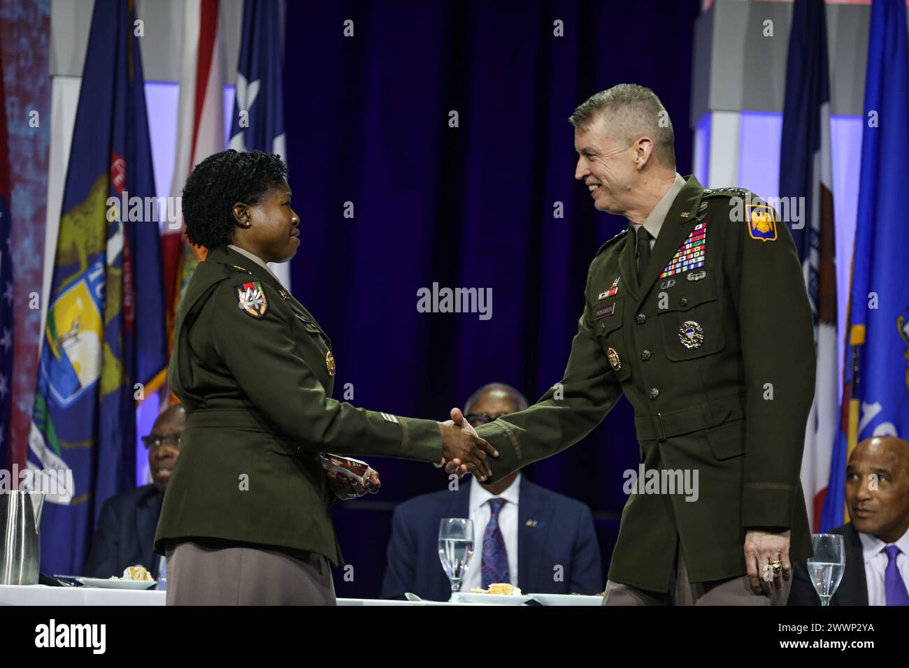 Army Gen. Daniel Hokanson, chief, National Guard Bureau, delivers ...