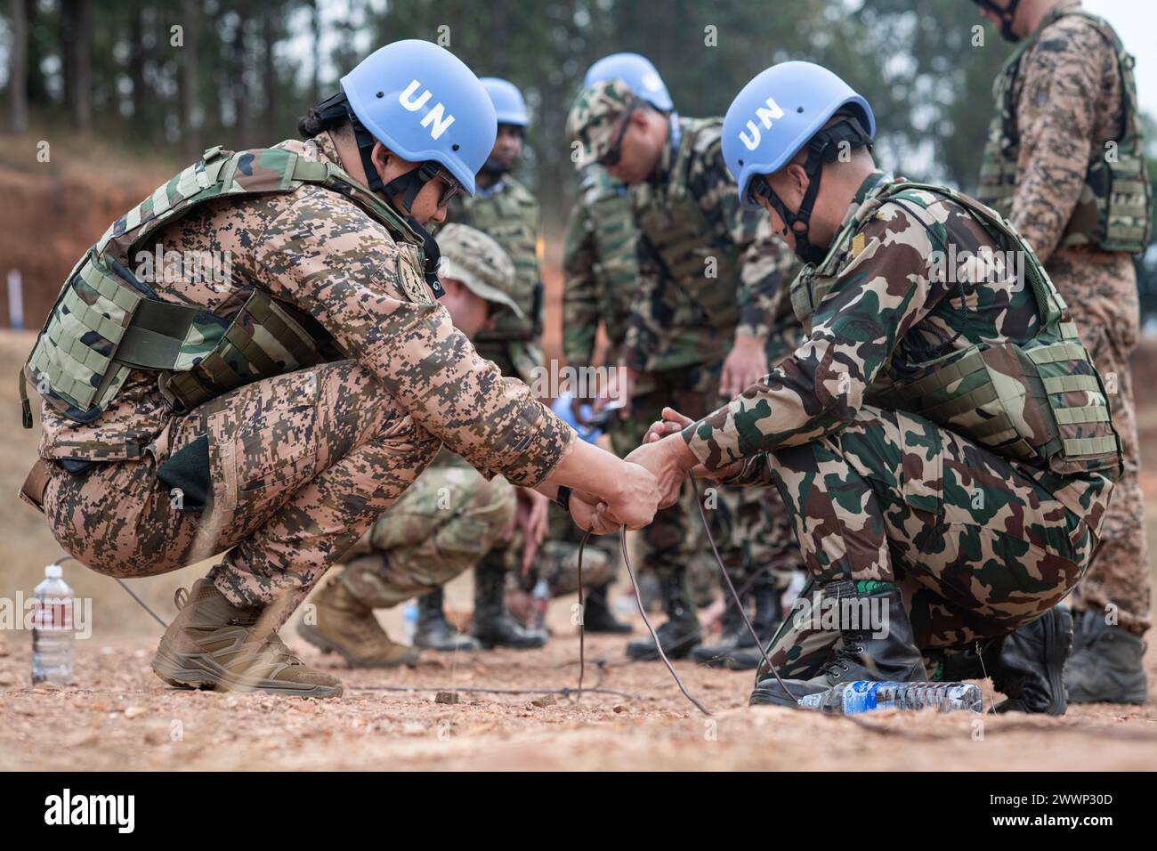 Mongolian Army and Nepali Army Explosive Ordnance Disposal (EOD ...
